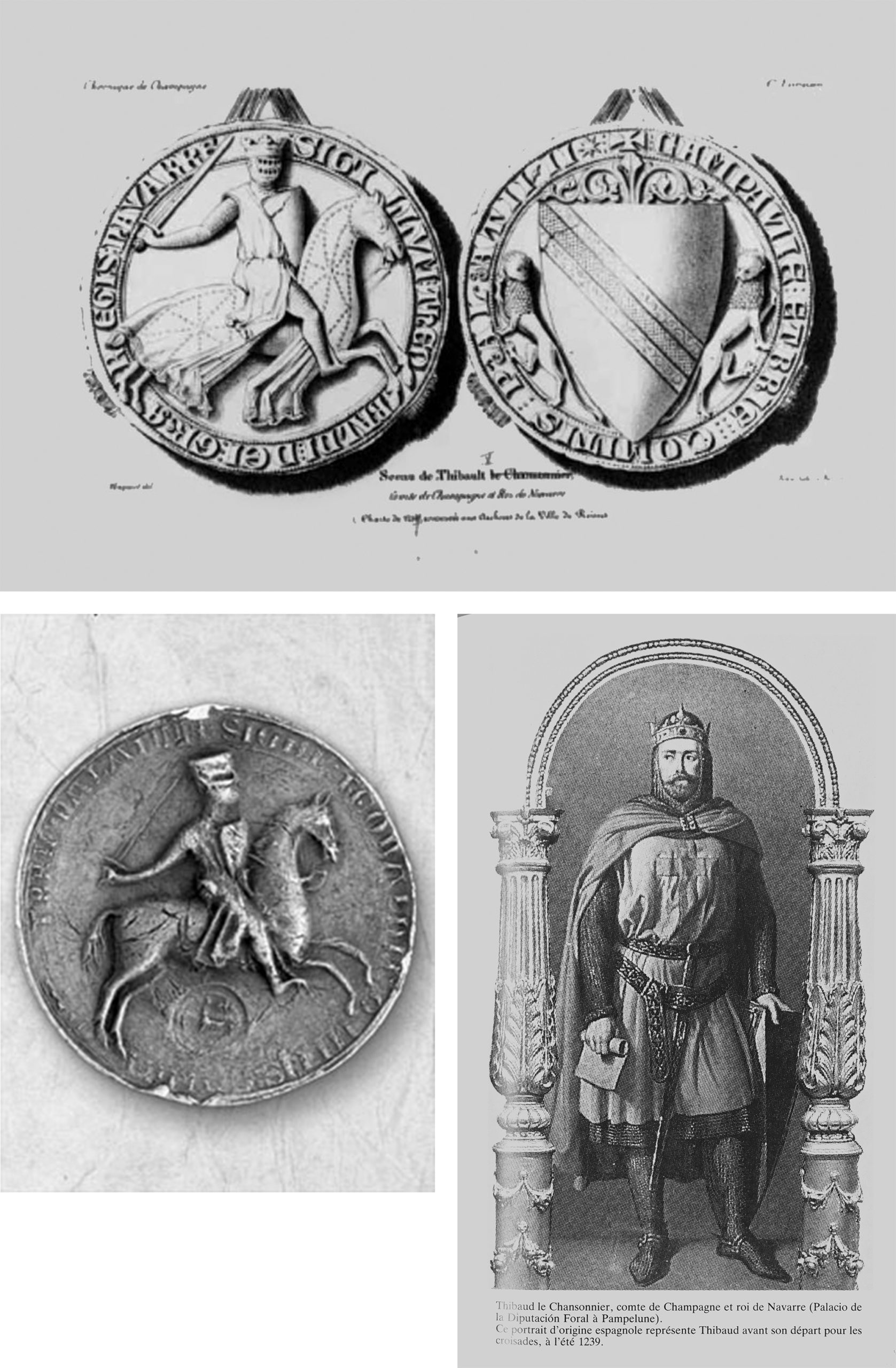 Beneath Thibaud IV’s seal - The Instant When